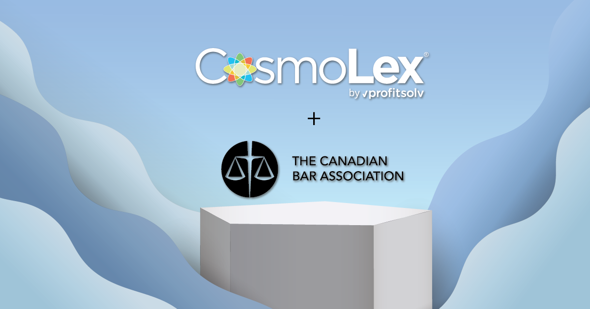 CosmoLex Becomes Exclusive Preferred Practice Management Software Partner of the Canadian Bar ...